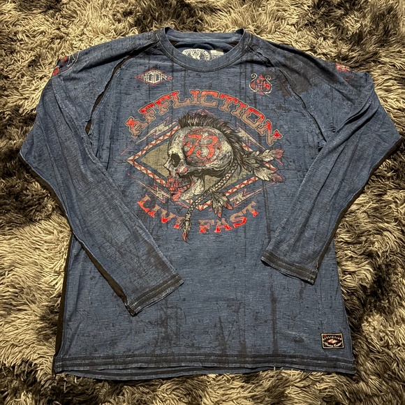 Affliction | Shirts | Y2k Affliction Tee | Poshmark